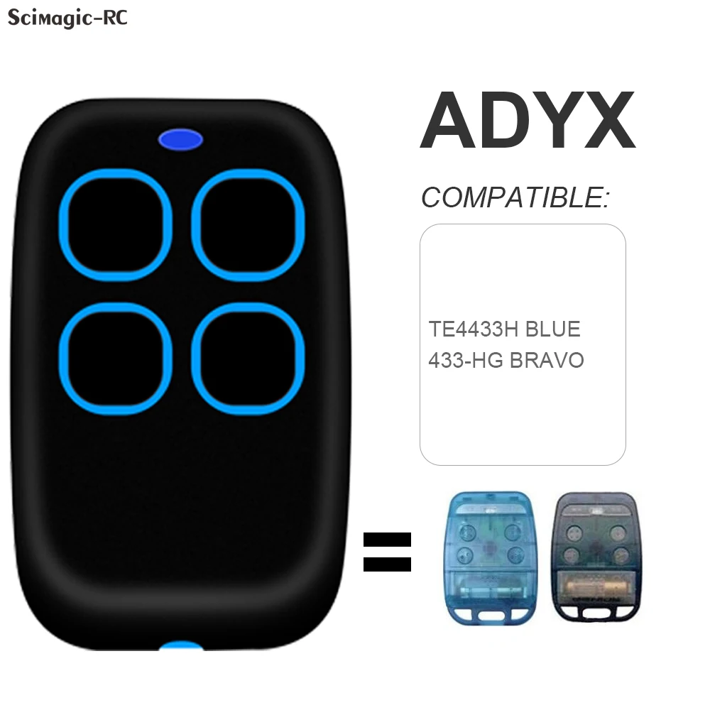 Remote-Control-for-ADYX-TE4433H-BLUE-433-HG-BRAVO-Clone-Duplicator-433 ...