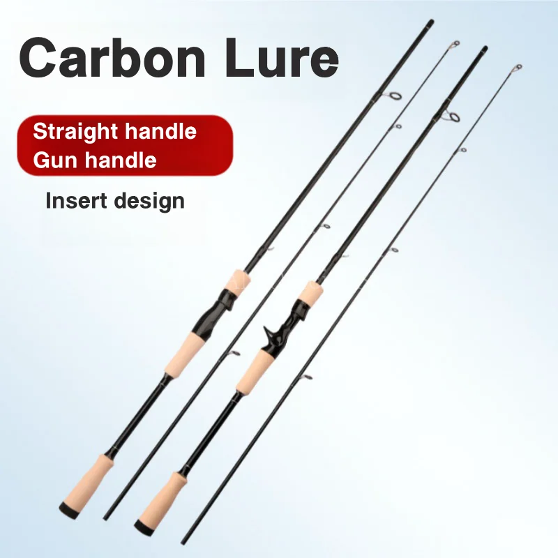 1.65m Ultralight High Carbon Rods ML Spinning Casting Fishing Rod 2 ...