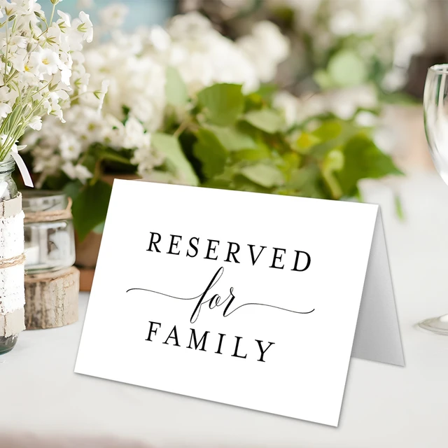 Reserved table signs for wedding 60 photos - Astyledwedding.com