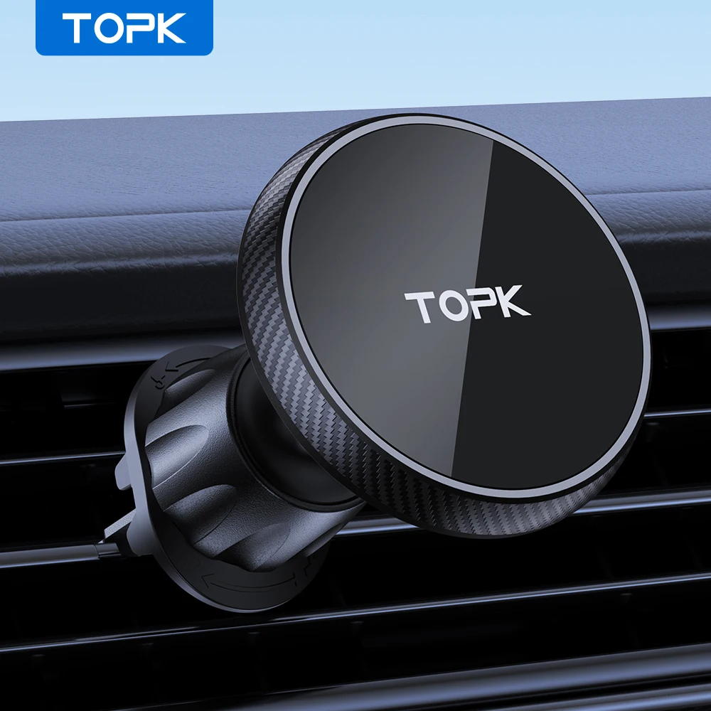 TOPK for Magsafe Car Phone Holder,Powerful Magnetism Premium Quality ...