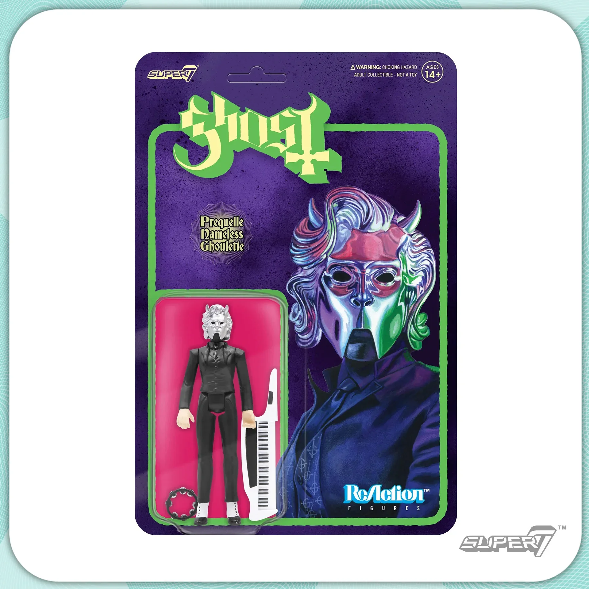 Figura de acción articulada de PVC Luminou de Super7 Slayer Ghost Papa ...