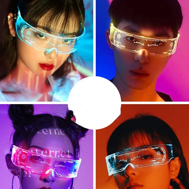 LED-Goggles-Festival-Performance-Props-Colorful-Luminous-LED-Glasses ...