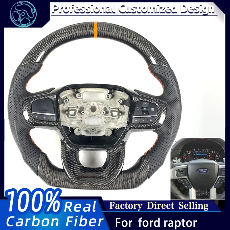 Volante-de-fibra-de-carbono-para-Ford-Ranger-Raptor-F150-Ranger-2019 ...