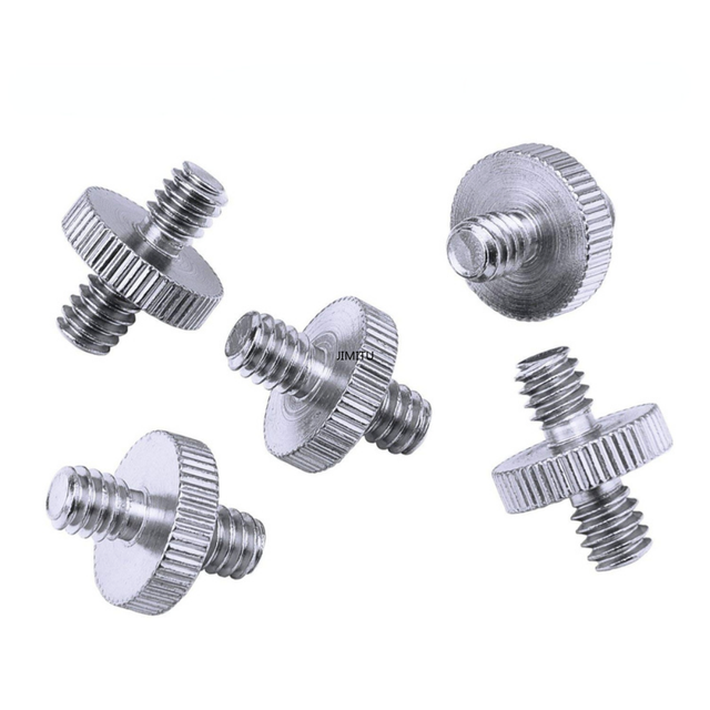 4/8pcs 1/4" Male To 3/8" Male Threaded Metal Adapter 1/4 Inch Double ...