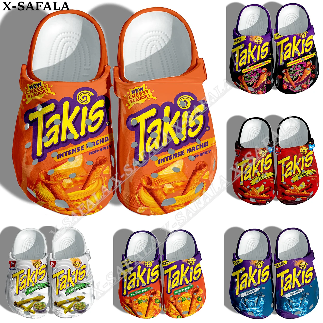 Zapatillas-Takis-con-estampado-3D-para-hombre-y-mujer-zuecos-cl-sicos ...
