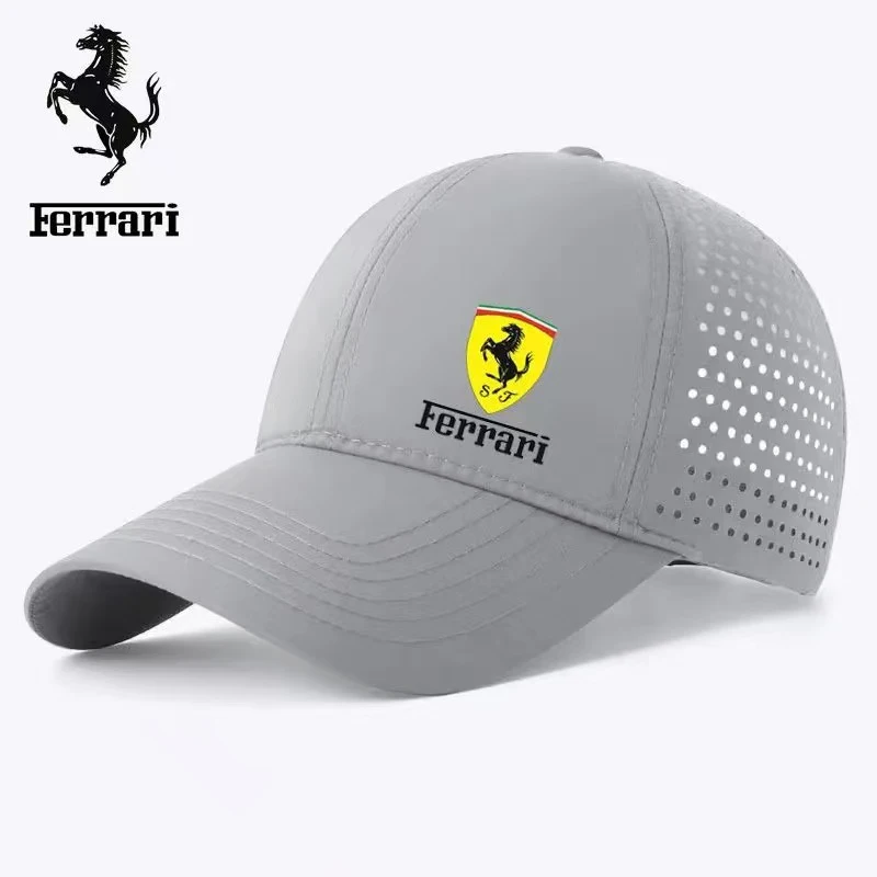 Ferrari net boné impermeável de secagem rápida boné de beisebol ao ar ...