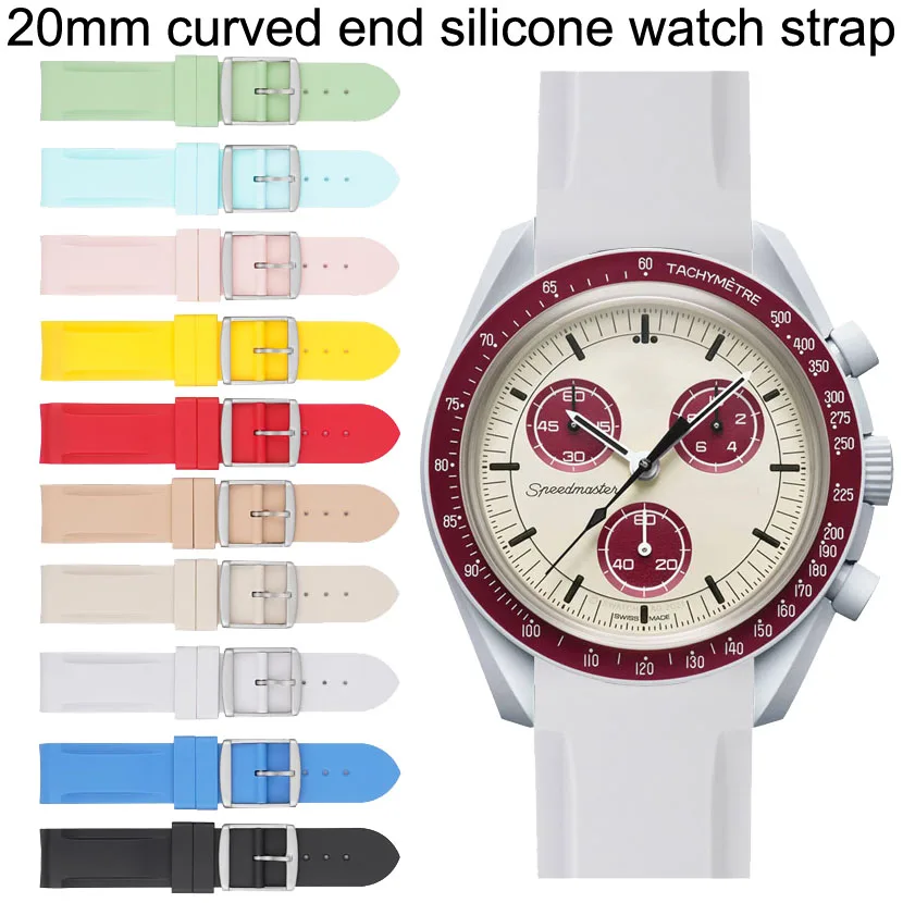 Omega Swatch Moonwatch Sale | Swatch Watch Rubber Strap | Ремешок Для Swatch - Watch - Aliexpress