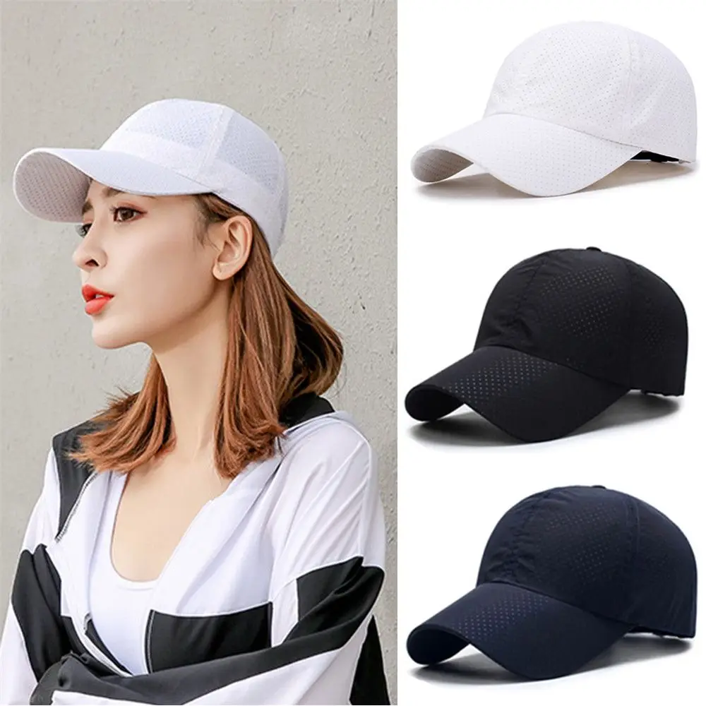 Breathable-Quick-Dry-Baseball-Cap-Mesh-Sun-Hat-Golf-Tennis-Cap-For ...