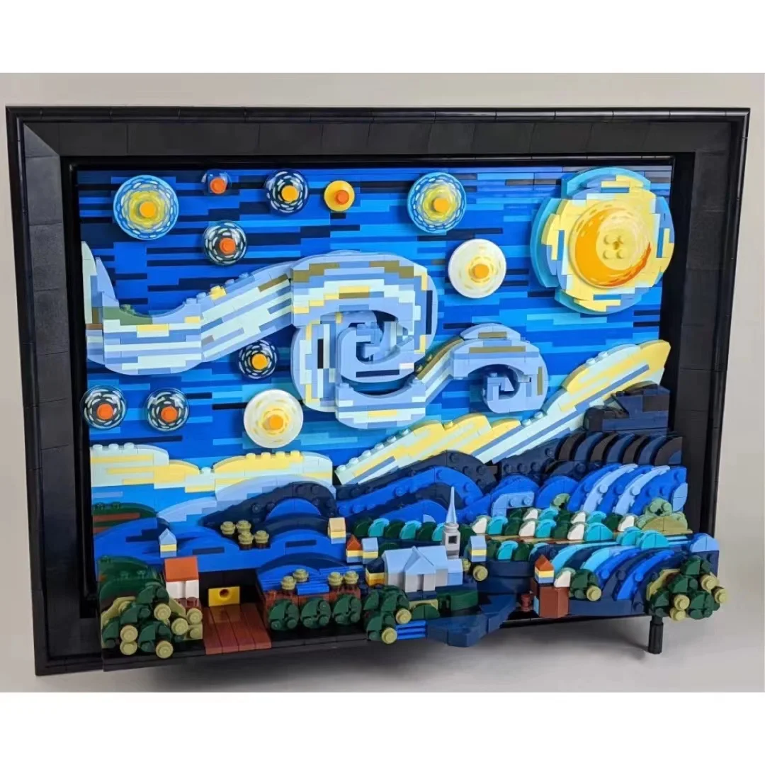 Vincent-Van-Gogh-21333-The-Starry-Night-2316pcs-Moc-Art-Painting ...