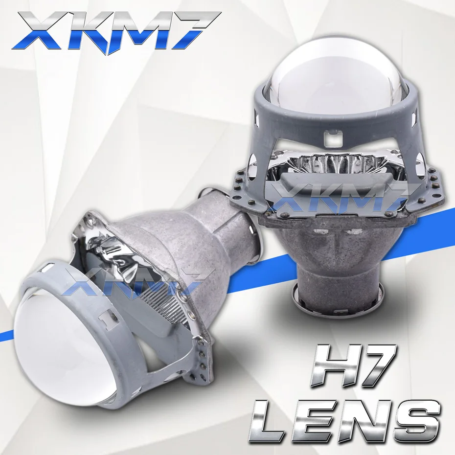 3 Inch Projector Lens H7 For Hella 3r G5 Headlights Retrofit Kit Single Xenon Low Beam H7 D2s ...