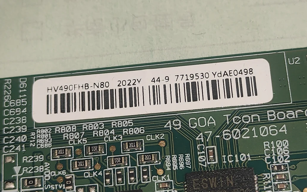 Free-shipping-HV490FHB-N80-BOE-Logic-Board-T-CON-Board-47-6021064 ...