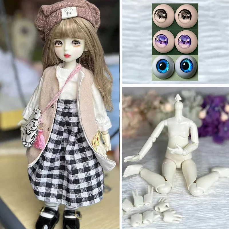 Conjunto-completo-de-bonecas-BJD-para-meninas-brinde-de-moda-cabe-a ...