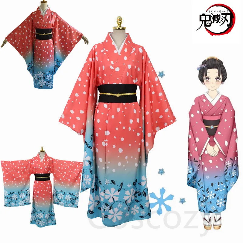 Cosplay-Demon-Slayer-Kimetsu-No-Yaiba-Koyuki-Cosplay-Costumes-Uniform ...