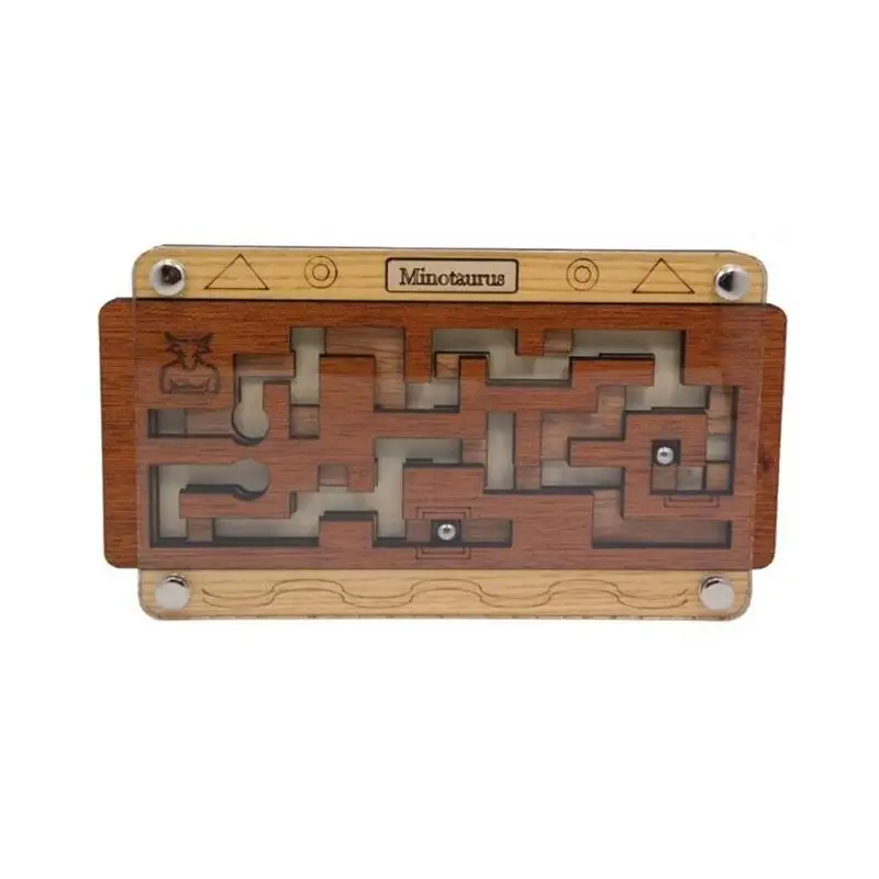 Wooden Sliding Maze Puzzle | Brain Teaser Puzzle Games - 2023 New Iq ...