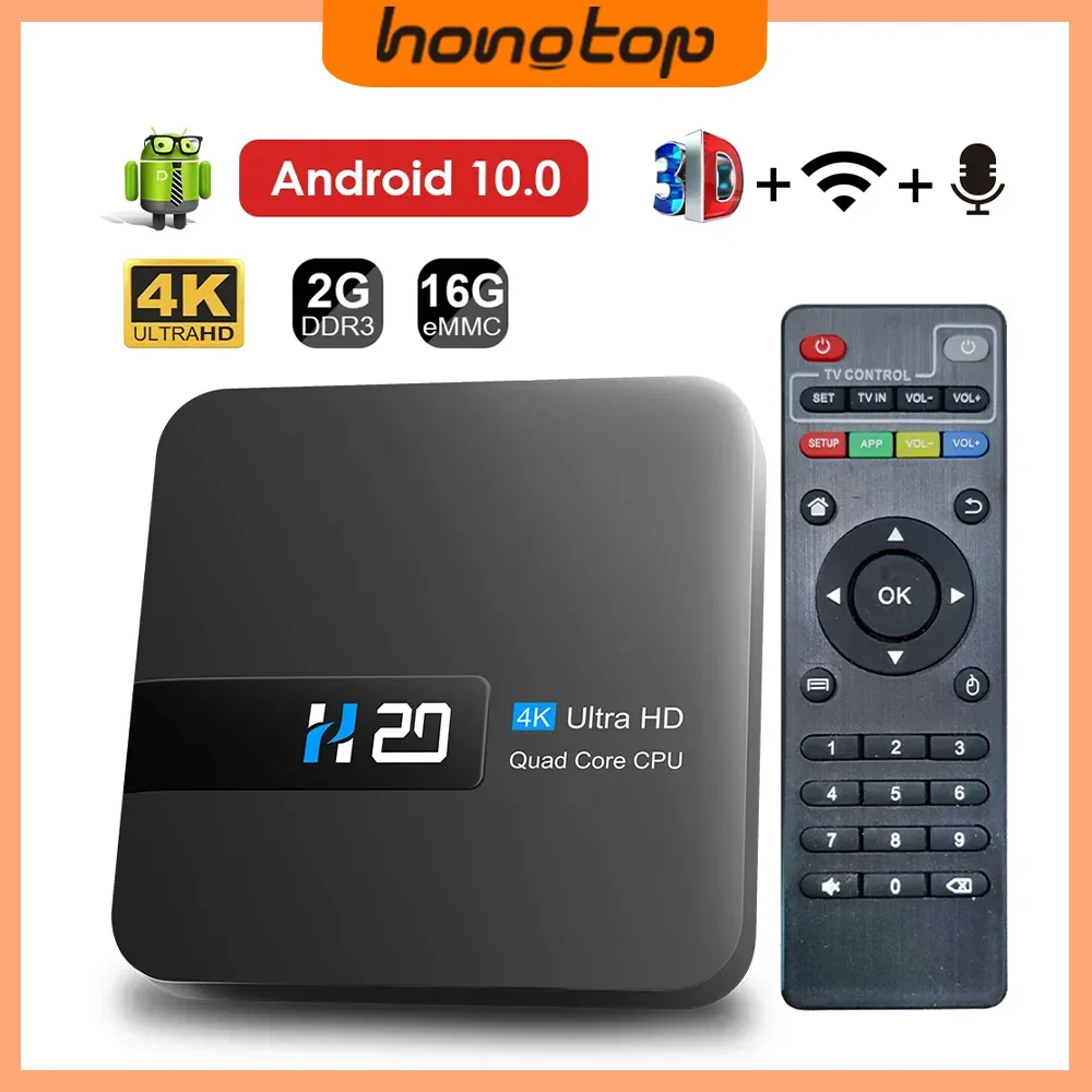 Android H20 TV-Box: 4K Ultra HD, Hochleistungschip und vielseitige ...
