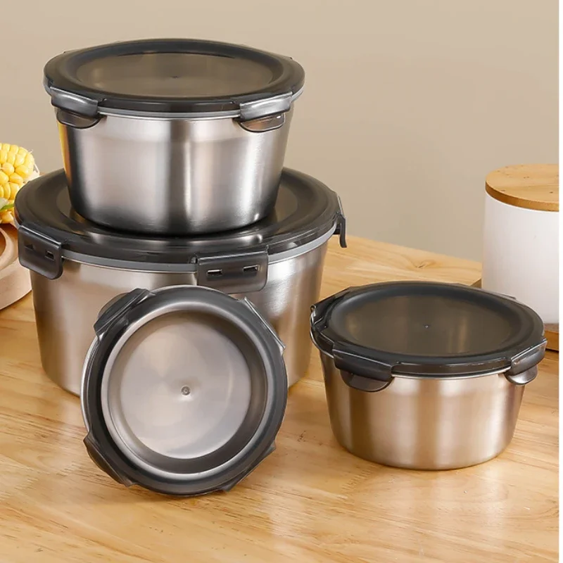 Stainless-Steel-Food-Storage-Containers-Hermetic-Containers-for-Food ...