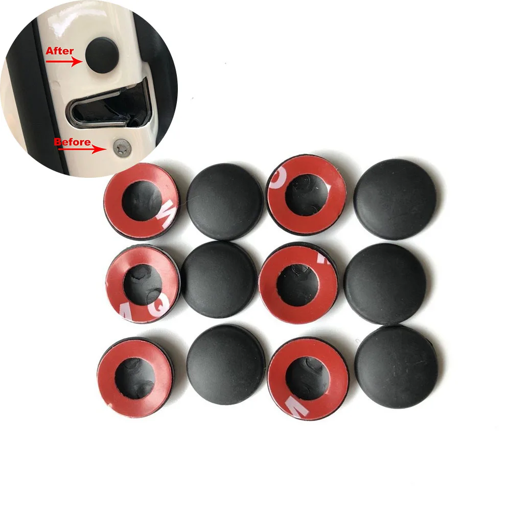 12pcs-Car-Door-Lock-Screw-Protector-Cover-For-Mini-One-Cooper-R50-R52 ...