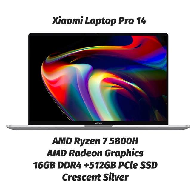 Xiaomi Mi Laptop Pro 14 Ryzen Notebook R7-5800H/R5-5600H 14Inch Laptop ...