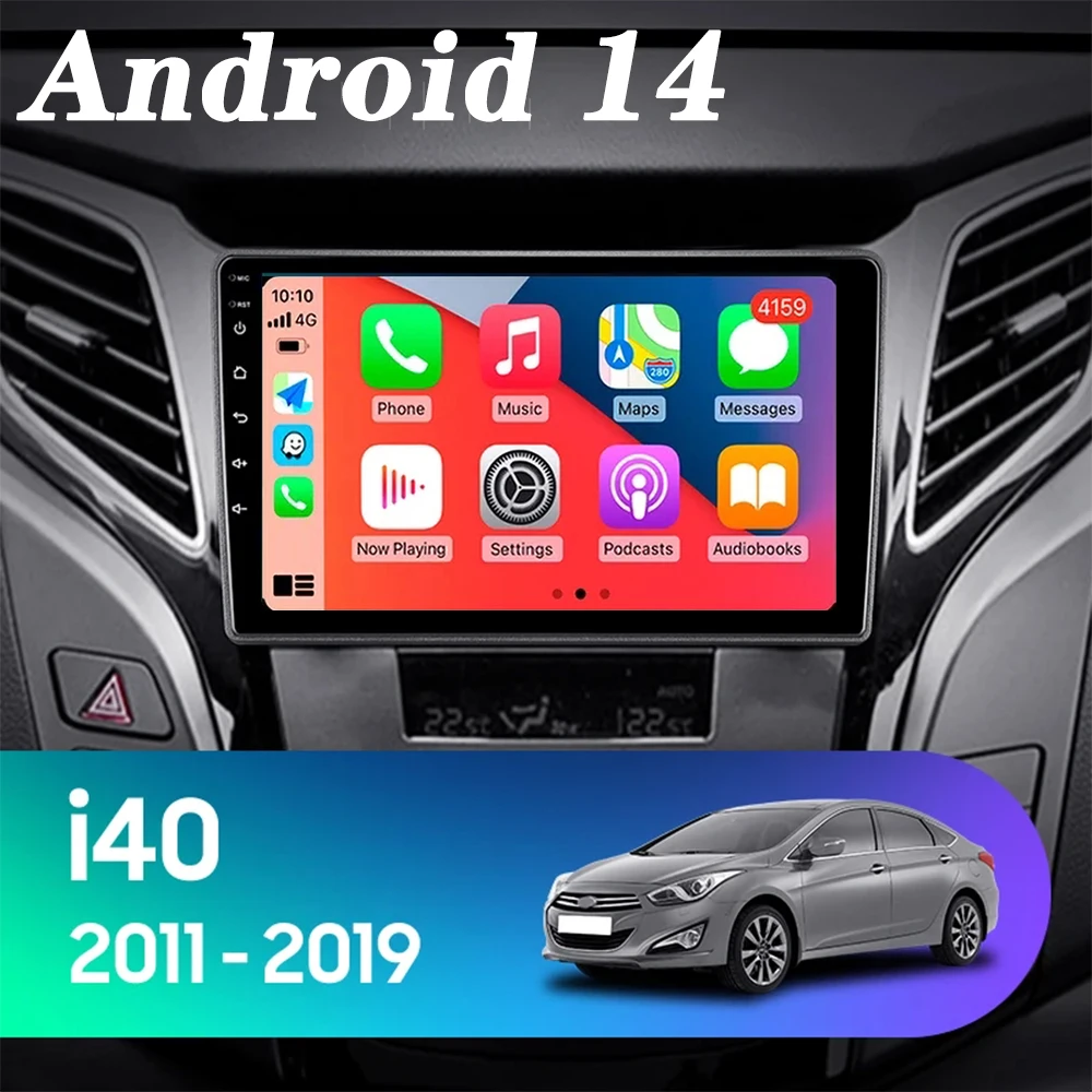 For-Hyundai-i40-2011-2019-Android-14-Car-Radio-Stereo-Multimedia-Video ...