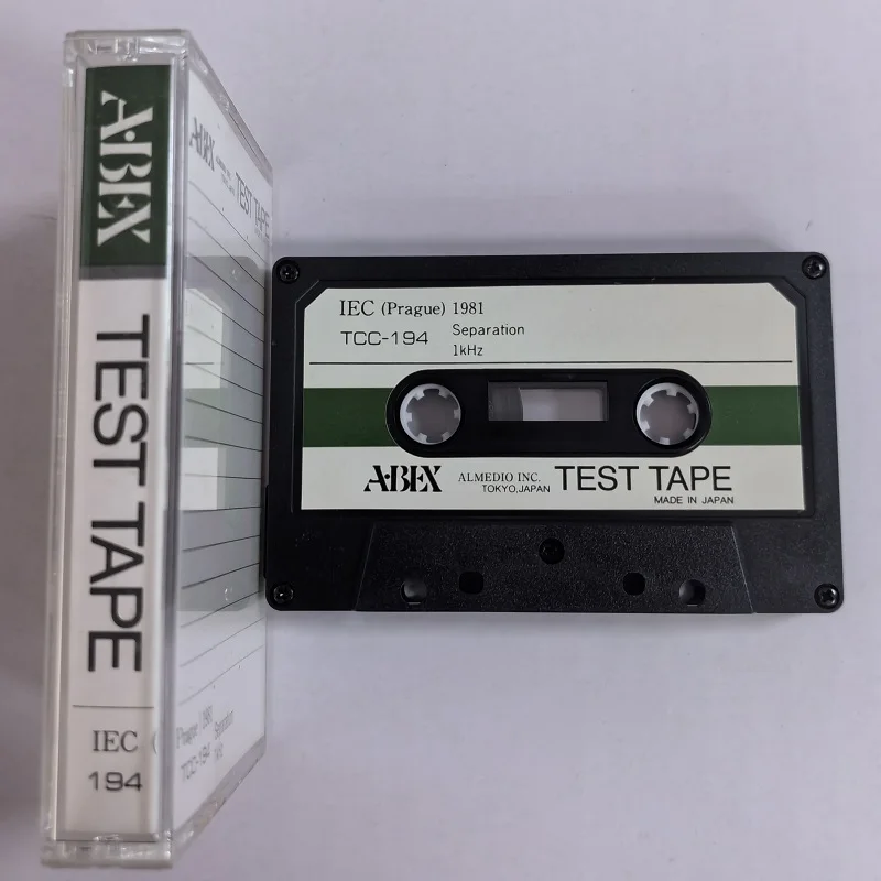 ABEX-TEST-TAPE-TCC-194-SEPARATION-1K-10DB-Crosstalk-Channel-Separation ...