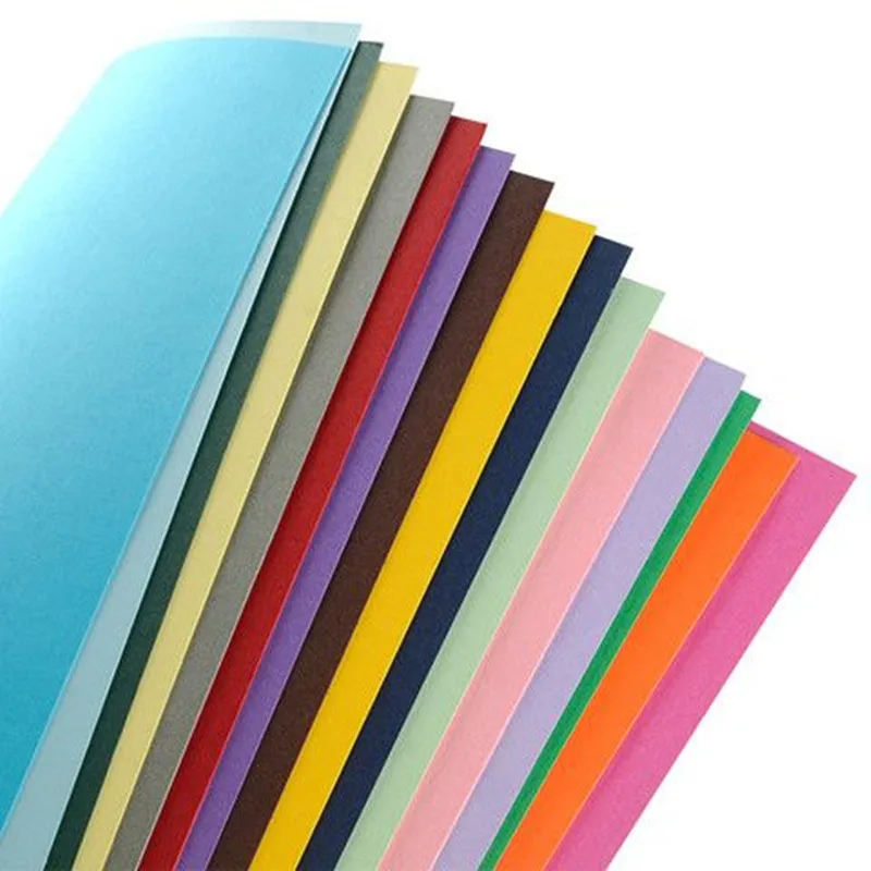 50 folhas 250gsm a4 cor cartolina cartão de visita cartão diy presentes ...
