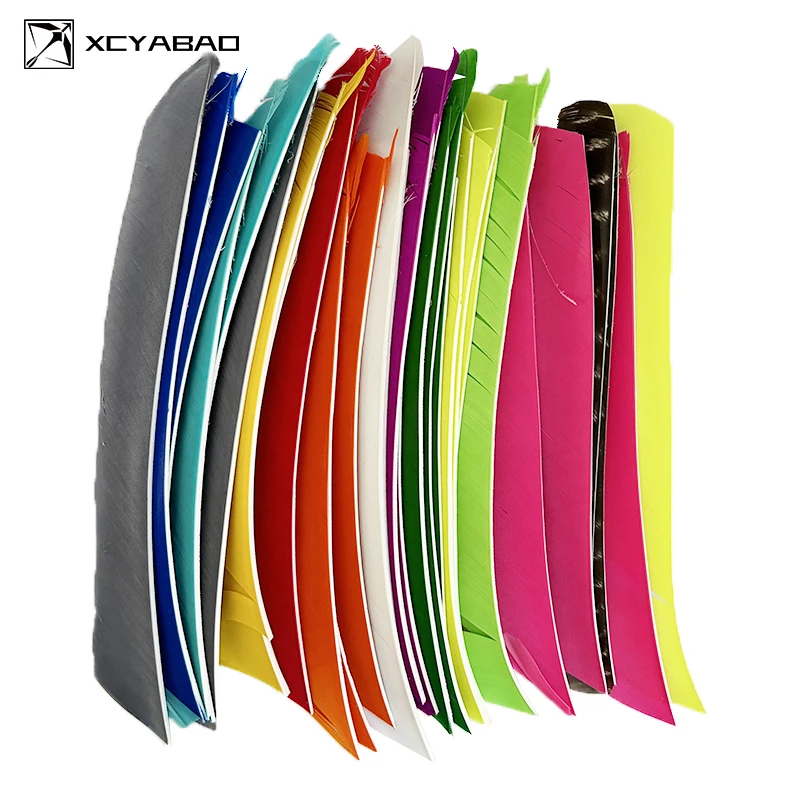25Pcs-Left-Wing-Helical-Feathers-Fletching-Full-Length-No-Cut-Arrow ...