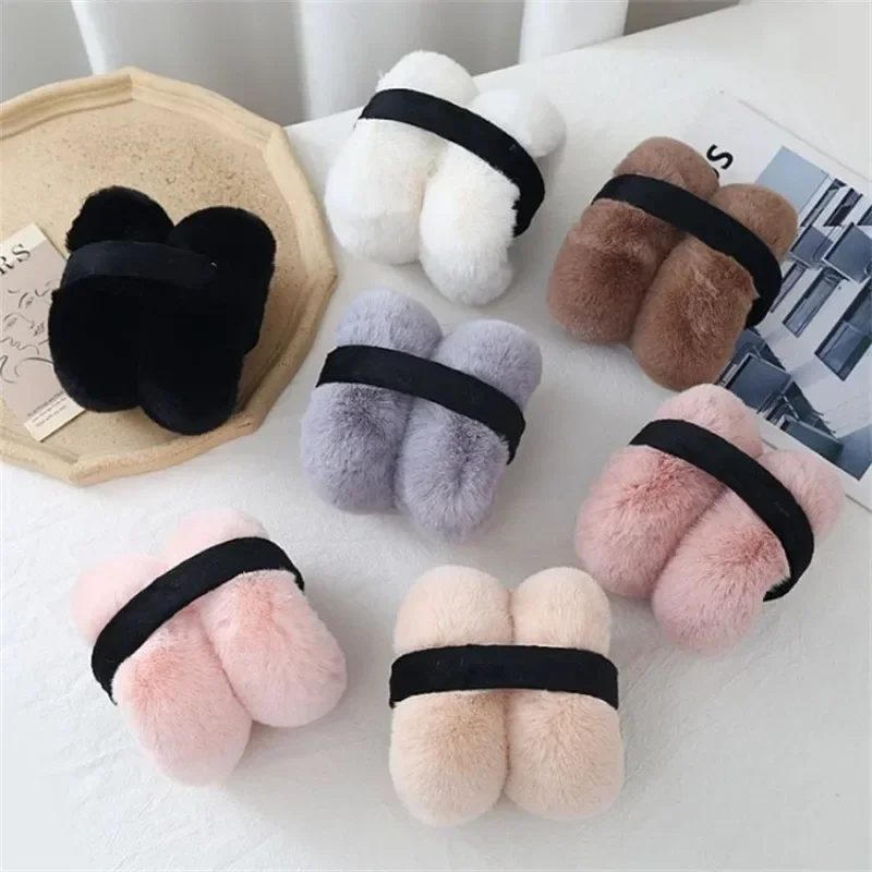 Soft-Plush-Ear-Warmer-Solid-Color-Foldable-Fashion-Ear-Cover-Earflaps ...