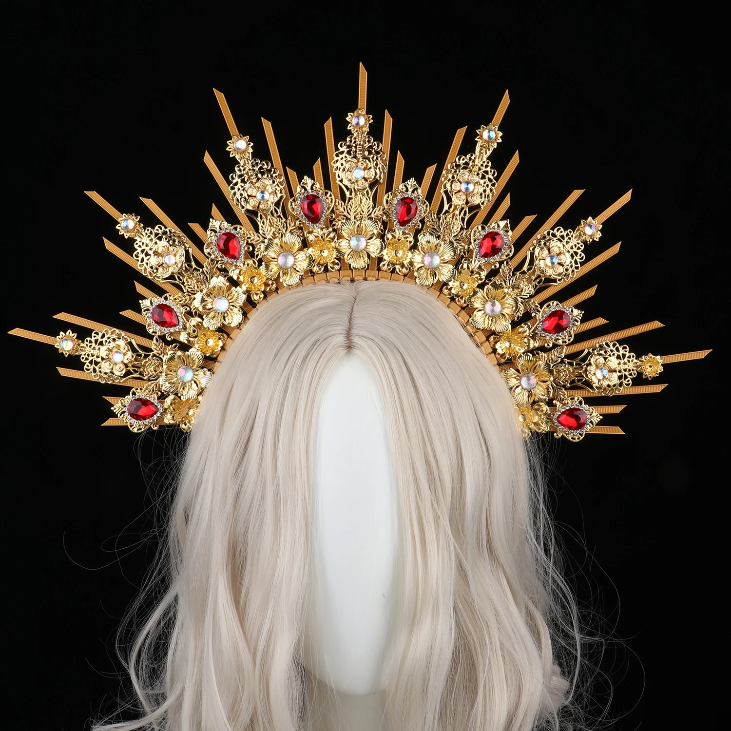 Lolita-Diadema-de-ngel-Halo-para-mujer-banda-para-el-pelo-de-la-Virgen ...