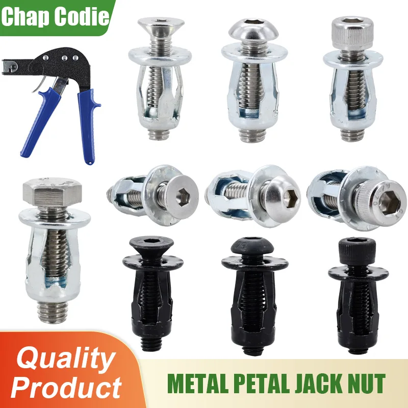 M4-M5-M6-Jack-Nut-Hex-Phillips-Screw-Bolt-Kit-Panel-License-Fix-Clamp ...