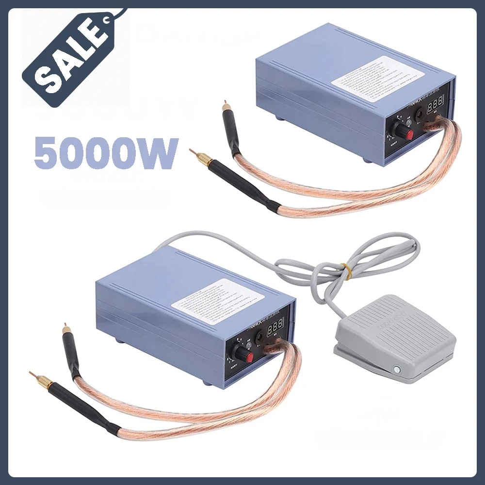 5000W-Mini-Spot-Welder-Machine-DIY-Kit-18650-Battery-Pack-Welding-Tools ...
