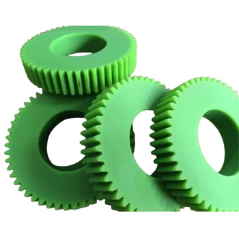 Oleosa Nylon Gear 2 Módulo, 50 Dente, 50 T Diâmetro do Furo, Verde, 2 m