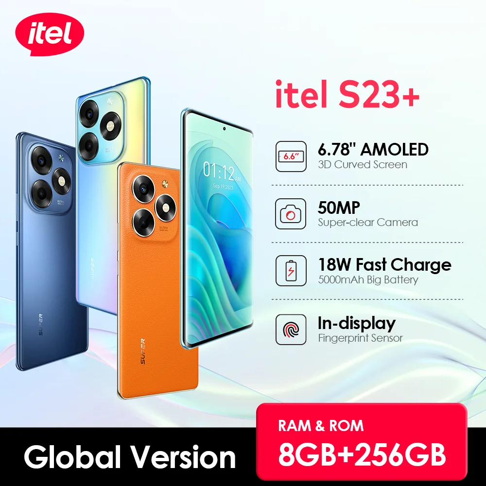 World-Premiere-itel-S23-S23-Plus-NFC-Smartphone-Android-256GB-6-78 ...