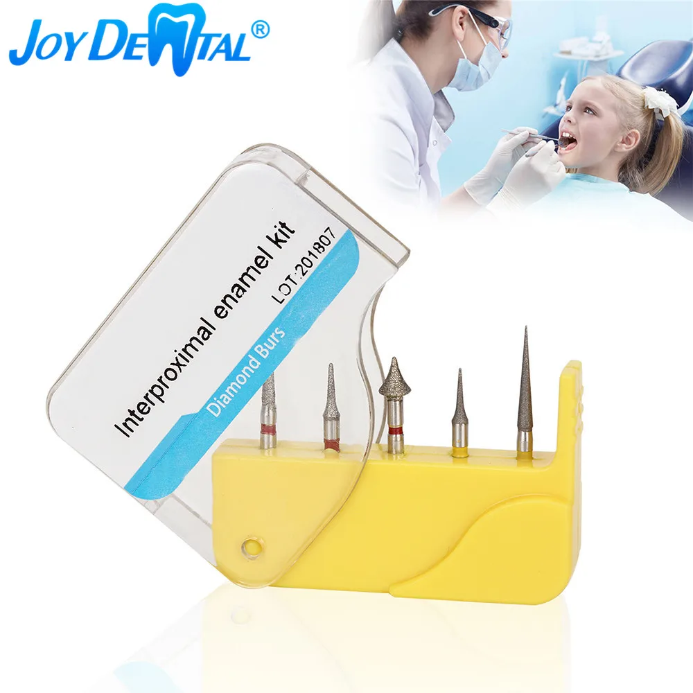 5-Pieces-Dental-Orthodontic-Interproximal-Enamel-Kit-Diamond-Burs-For ...