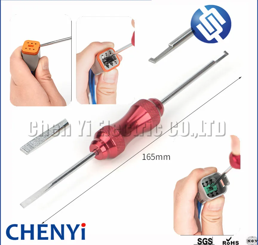 Connector Removal Tool DT Series Solid Contacts Pins removal tool DRK ...