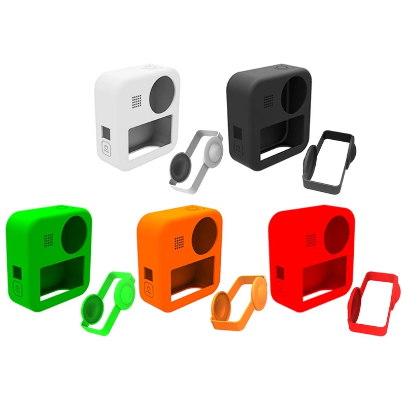 For-Gopro-Max-Accessories-Protective-Silicone-Case-Soft-Rubber-silica ...