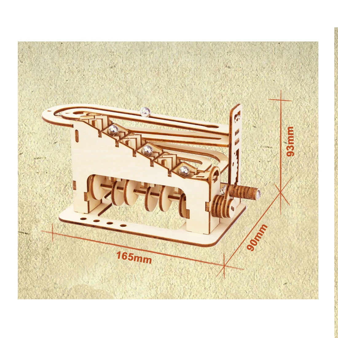 3D Wooden Spiral Marble Run Puzzle – The Mom Pick