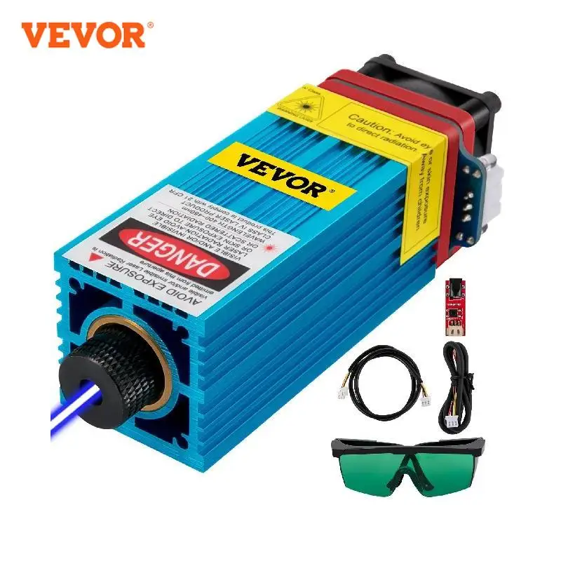 VEVOR-Laser-Module-Engraving-Laser-Head-5-5W-15W-5500mw-445nm-455nm-PWM ...