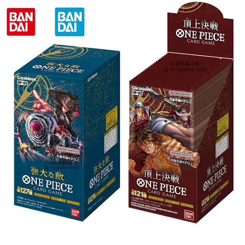 Original-Bandai-TCG-One-Piece-Card-Game-Booster-Box-Luffy-OPC-01-02-03 ...