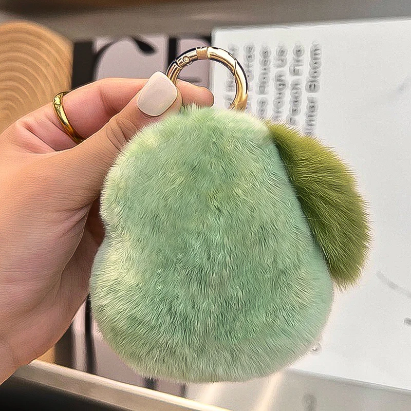 Cute-Plush-Keychain-Women-Car-Key-Hanging-Chain-Rings-Ornaments-Candy ...