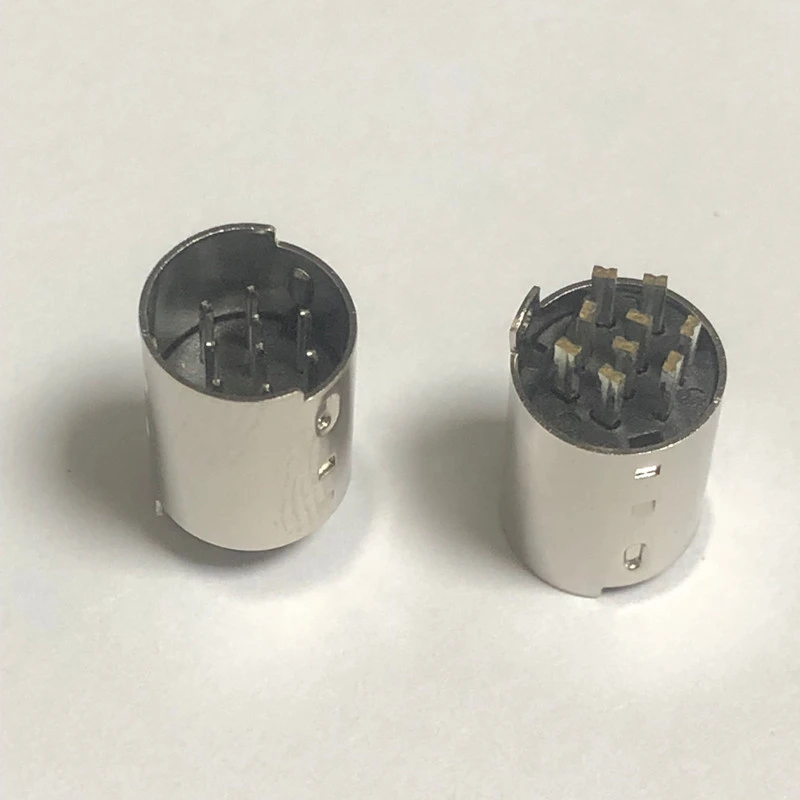 MINI DIN socket 9 PIN Male Inline 9mm DIN 09 19 Plug Socket Audio AV ...