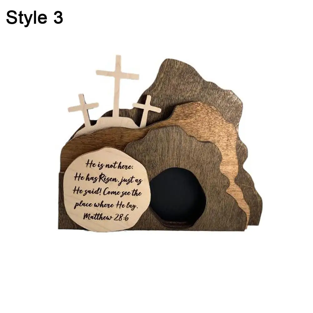 Easter Tomb And Cross