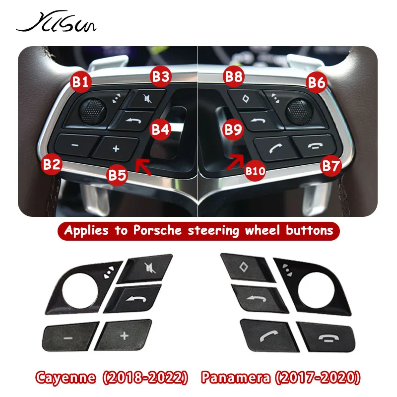 Steering-Wheel-Multi-function-Button-For-Porsche-2018-2022-Cayenne-2017 ...