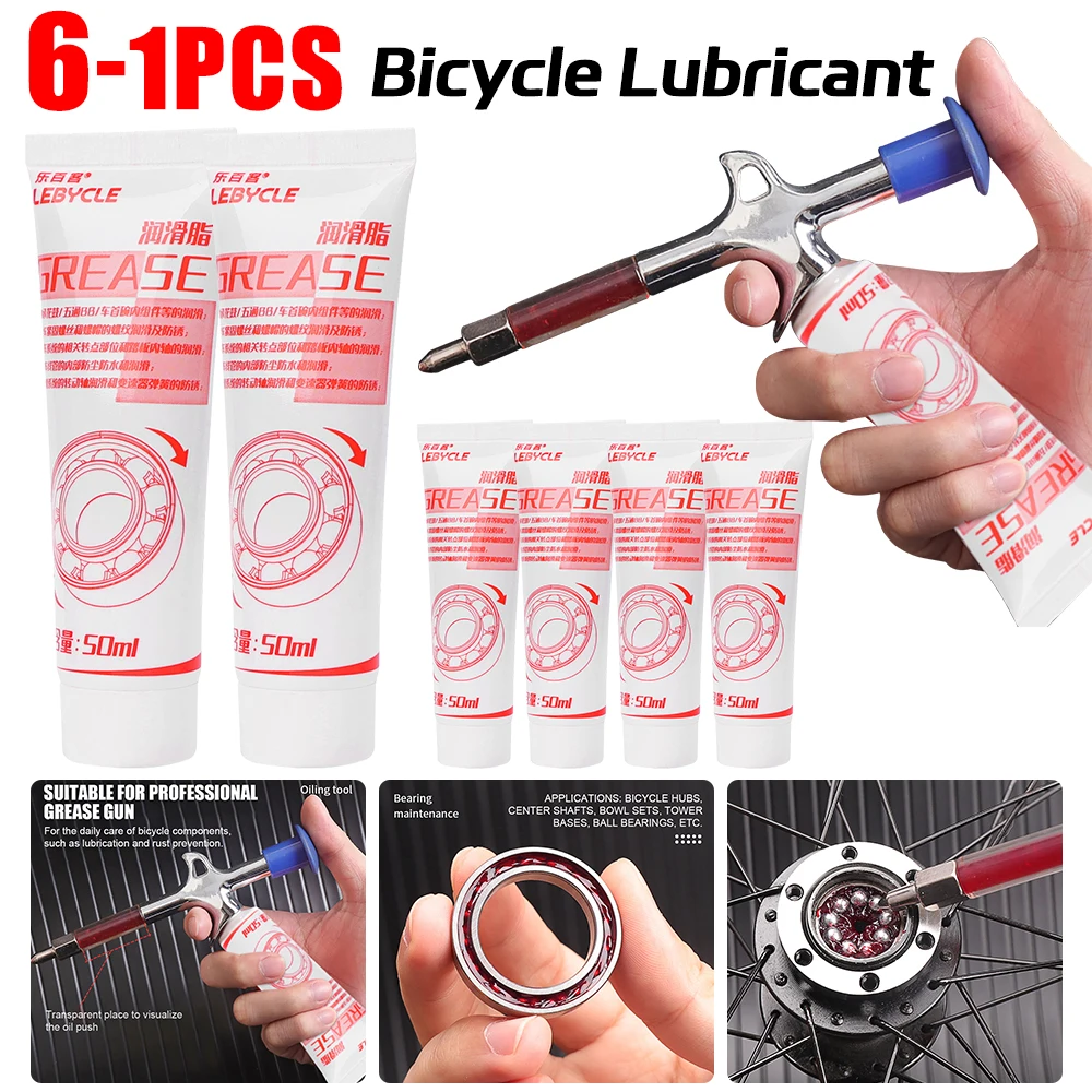1-6pcs-Mountain-Bicycle-Lubricant-Oil-Hub-Bottom-Bearing-Grease-Bicycle ...