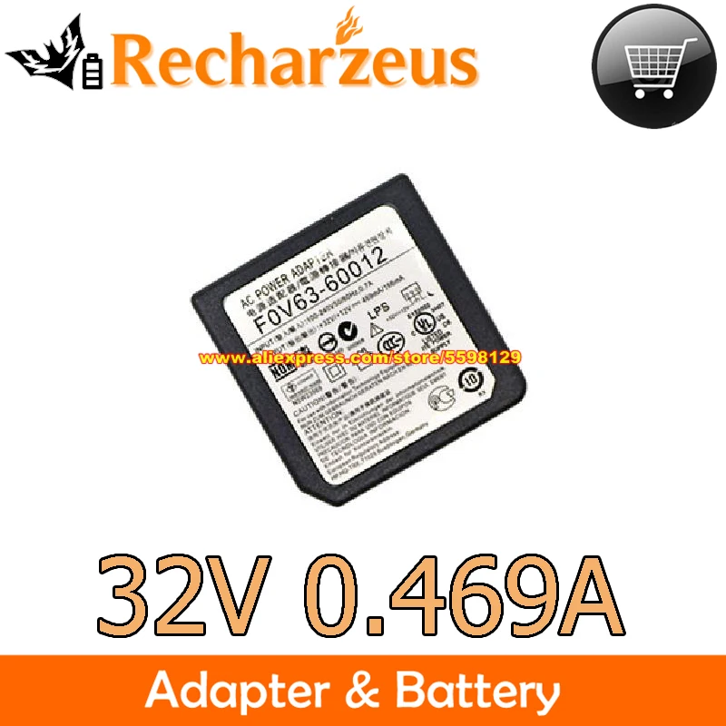 +32v/+12v 469ma/166ma Ac Adapter Fov63-60012 Charger For Hp Printer ...