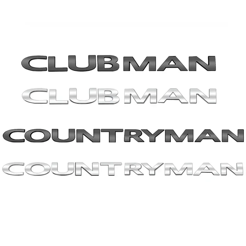 3D Metal Car Letters Logo Rear Tailgate Trunk Emblem Badge Decal ...