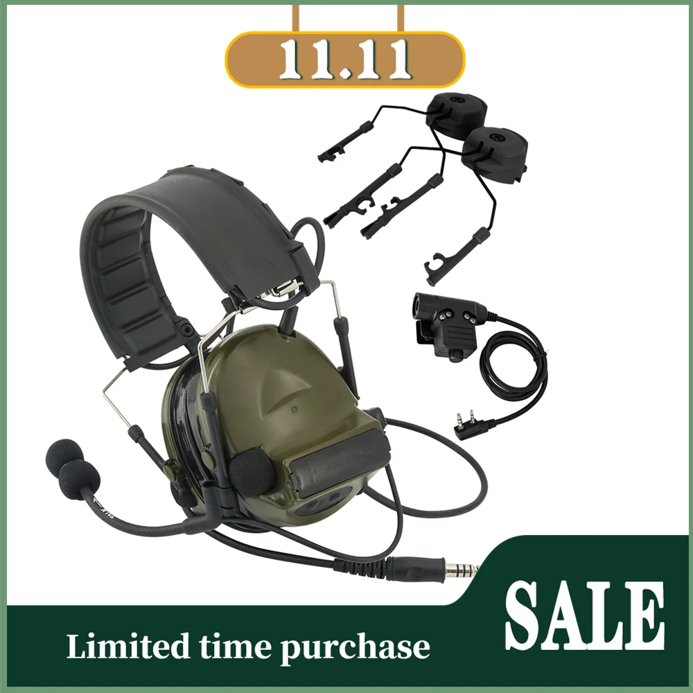 Detachable-Headband-COMTAC-II-Headset-Active-Ear-Protection-Tactical ...