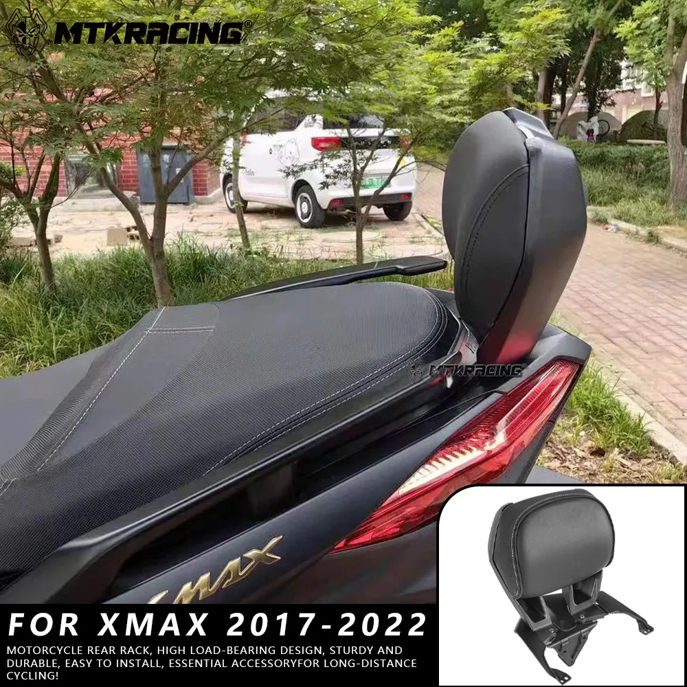 MTKRACING For YAMAHA XMAX 2017-2022 Motorcycle Passenger Back Rest ...