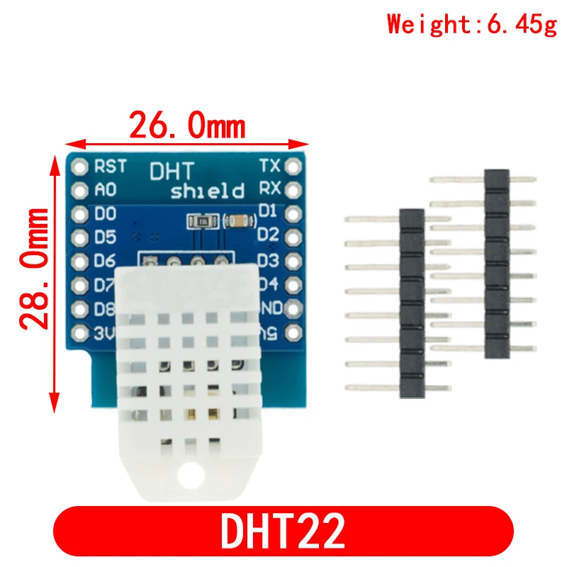 Generic Esp8266 D1 Mini Pro Wifi Development Board Nodeu Ws2812 Rgb Dht11 Dht22 Am2302 Relais ...