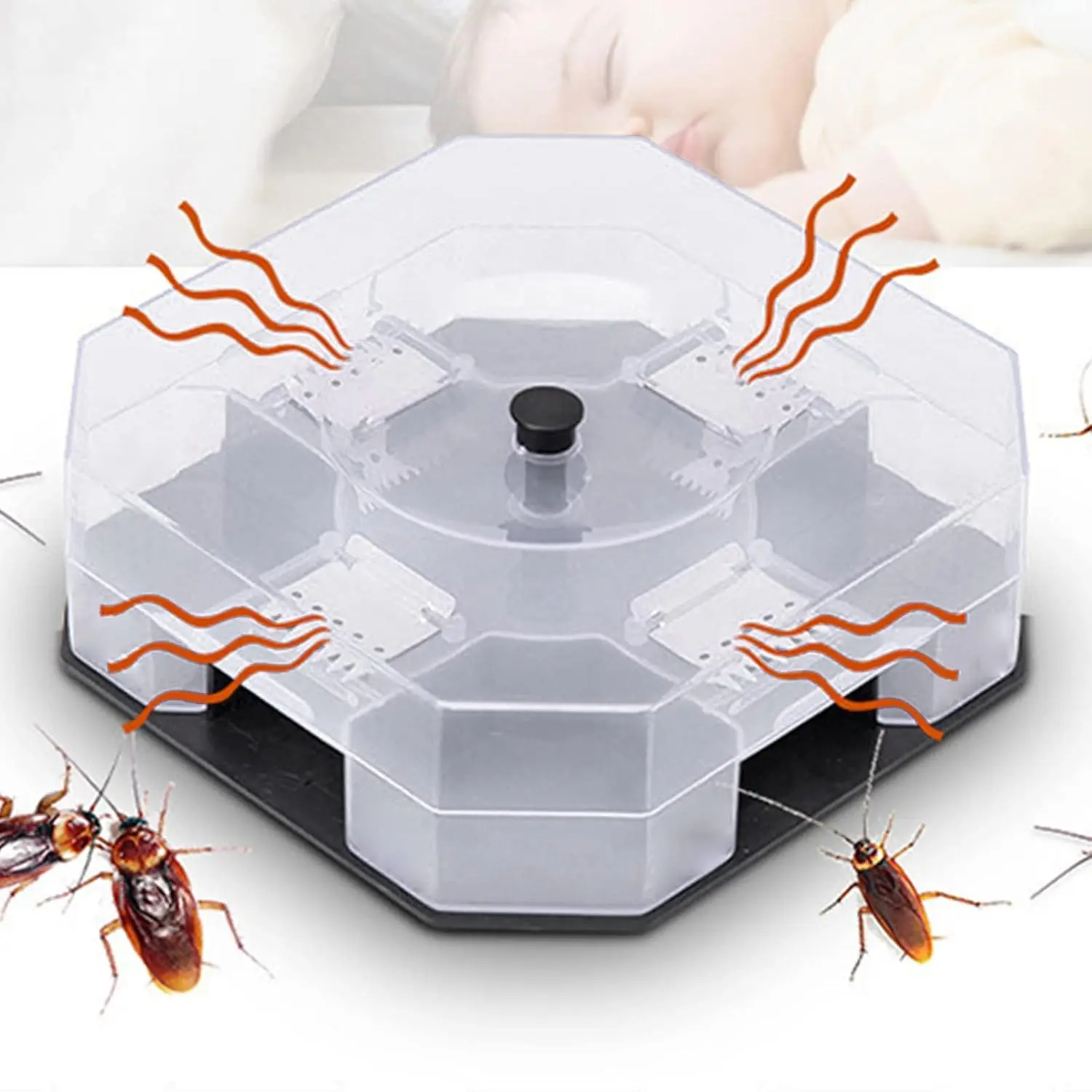 Cockroach-Trap-Bug-Catching-Tool-Cockroach-Box-Home-Indoor-Kitchen ...