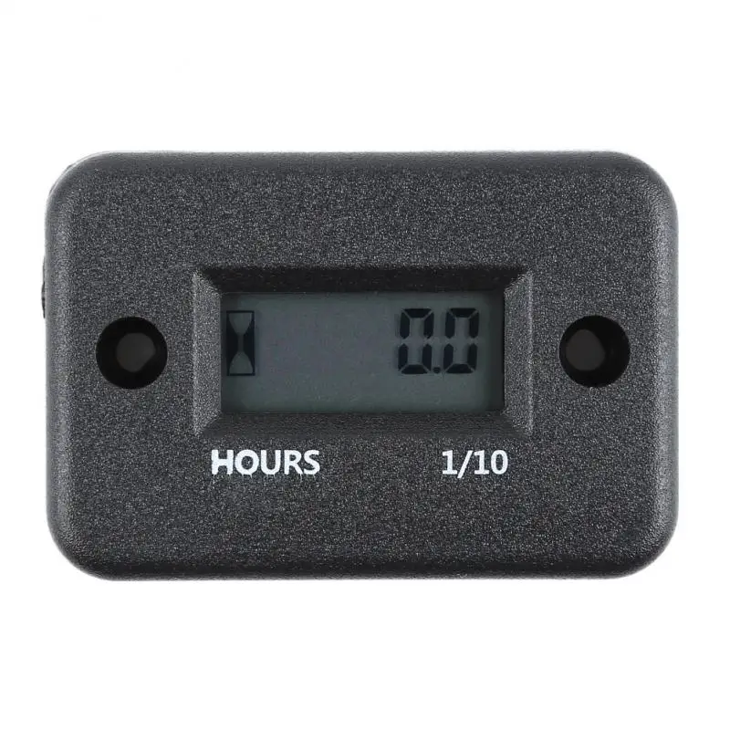 Hot-Motorcycle-Hour-Meter-With-Battery-LCD-Digital-Timer-With-Inductive ...